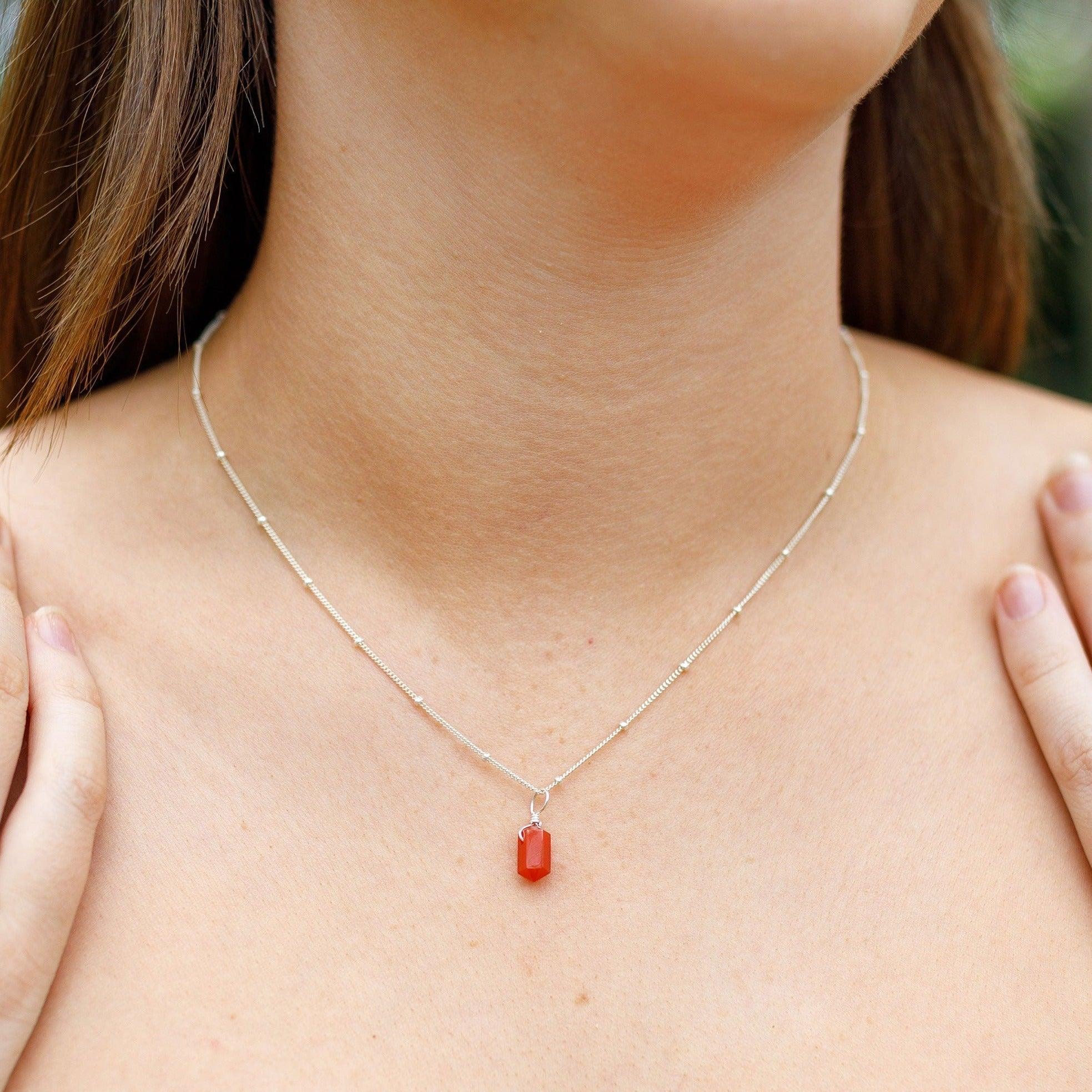 Carnelian Jewellery Handmade with Genuine Gemstones Luna Tide
